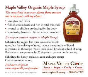 Conversion to Use Maple Syrup - Weaver Street Market